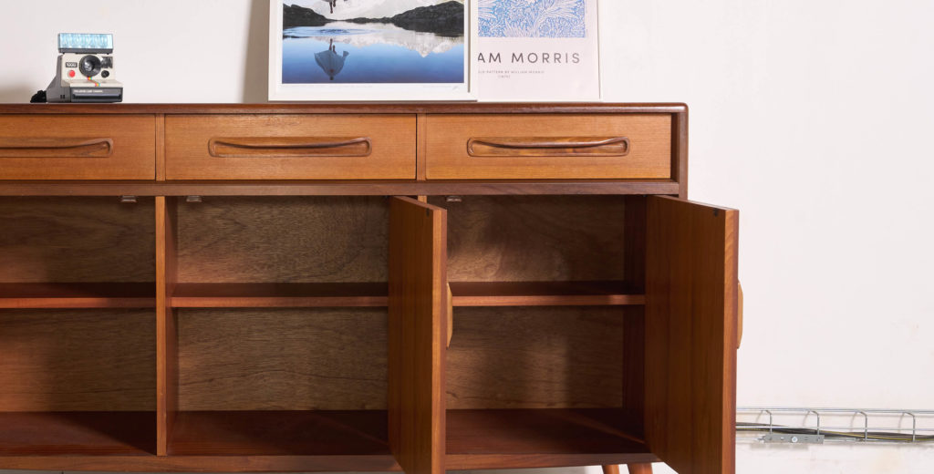 Enfilade G Plan vintage, style scandinave, 141cm - VENDU - room 30